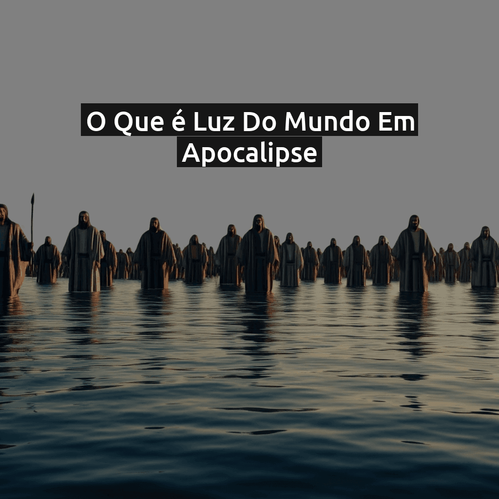 O Que é Luz Do Mundo Em Apocalipse - Significado E Importância