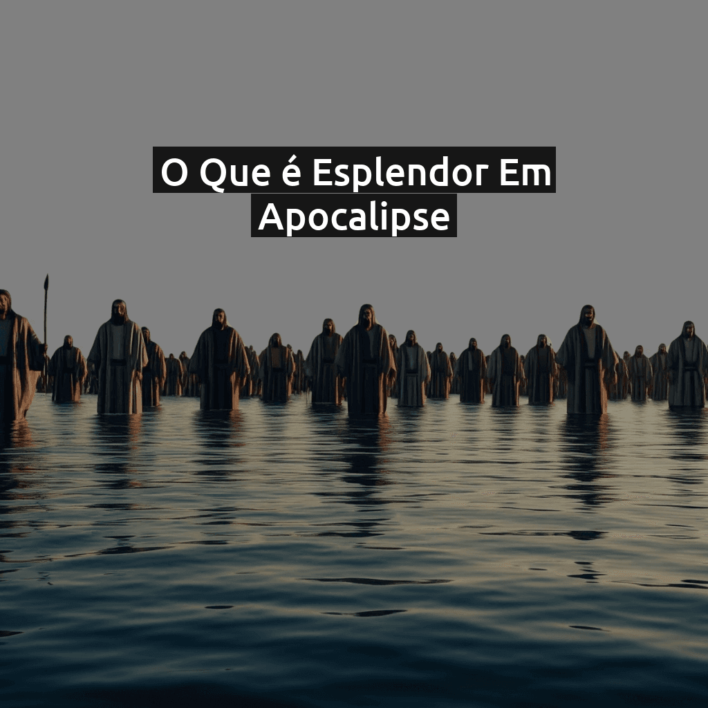 O Que é Esplendor Em Apocalipse - Significado, Simbologia E ...
