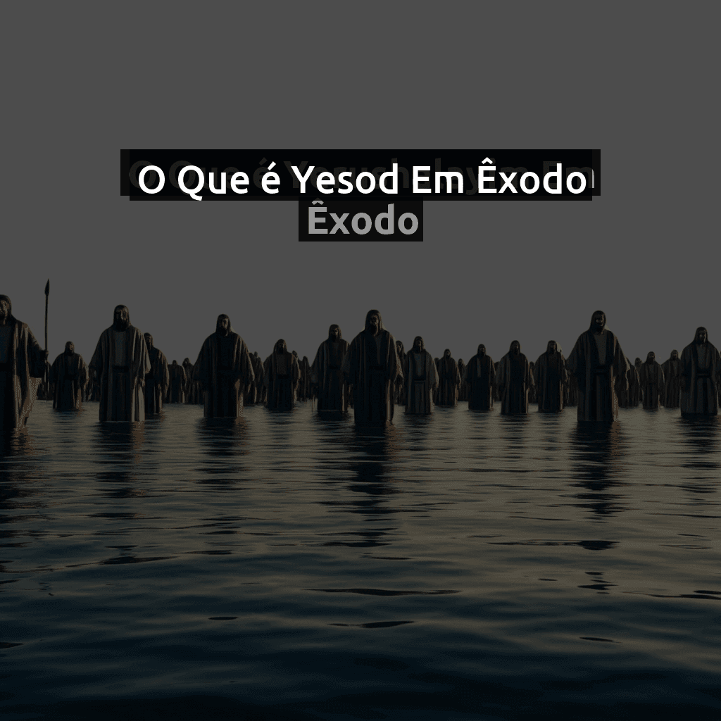 O Que é Yesod Em Êxodo - Significado E Importância