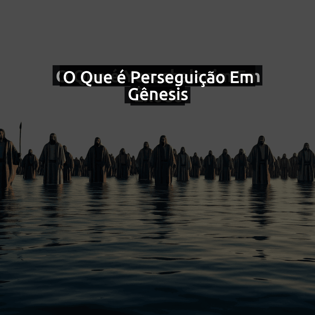 O Que é Perseguição Em Gênesis